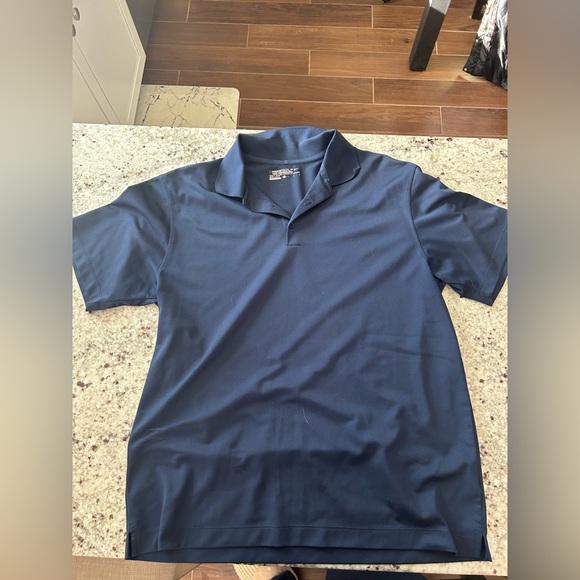 Nike | Shirts | Nike Mens Deep Blue Polo Shirt | Poshmark